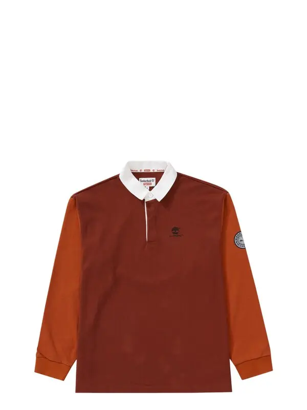 Supreme Timberland Rugby Shirt - Brick