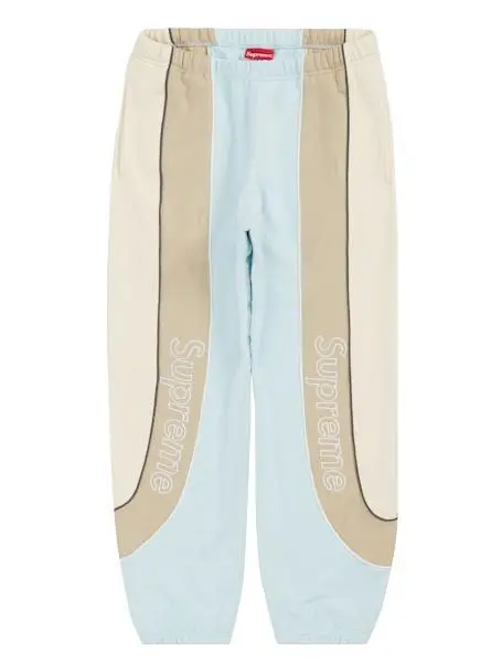 Supreme Track Paneled Sweatpant - Pale Blue