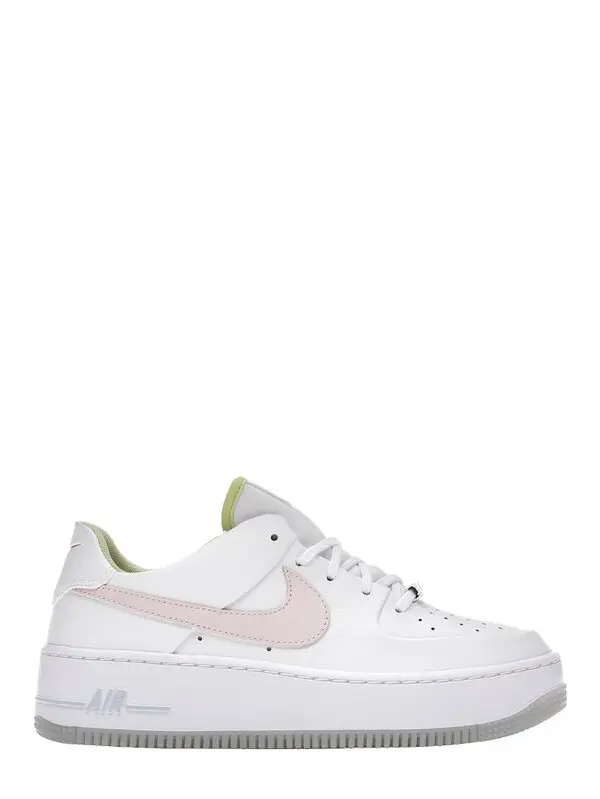Nike Air Force 1 Sage Low One Of One Sneakers - White/pink Quartz/hydrogen Blue