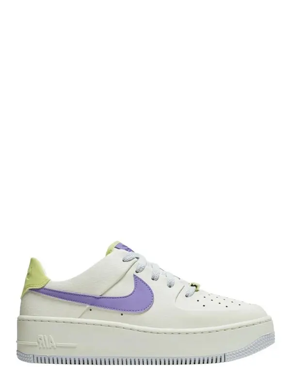 Nike Air Force 1 Sage Low Sneakers - Sail/medium Violet/blue Tint
