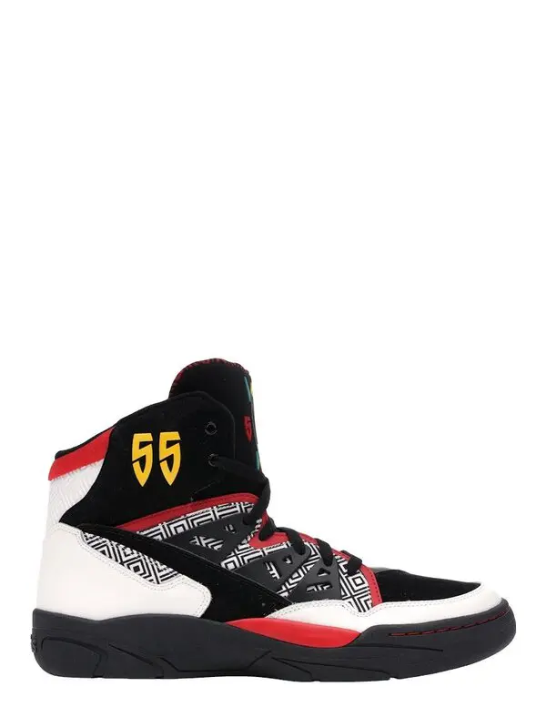 Adidas Mutombo Og High-top Sneakers - White/black/light Scarelet Red