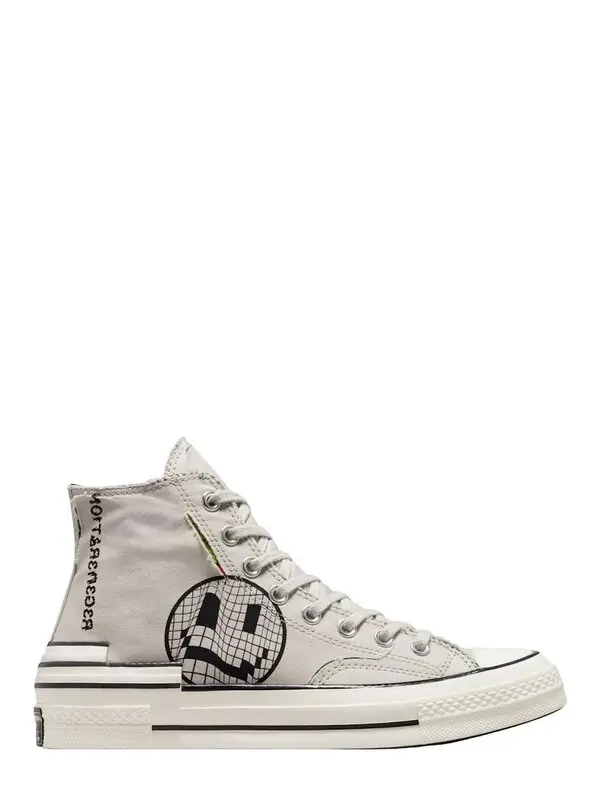 CONVERSE Chuck Taylor All Star 70 Hi Hacked Heel Tear Awayin - Light Bone/black
