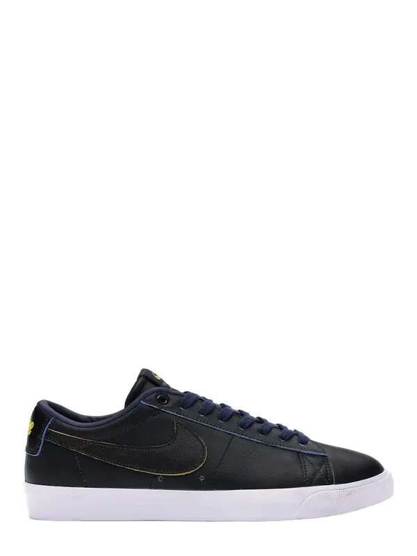 Nike Zoom Blazer Low Gt Nba Warriors Sneakers - Black/amarillo