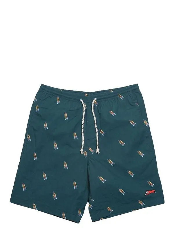 HARVEY NICHOLS Birch Shorts - Green/deep Teal