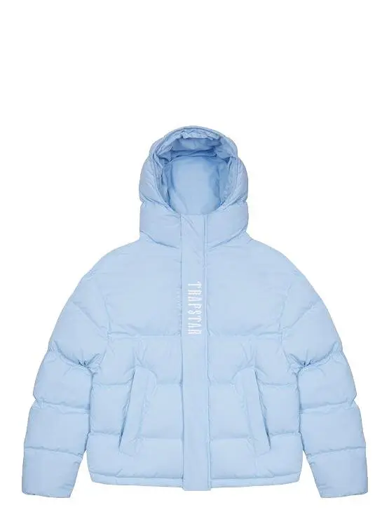 Trapstar Decoded Hooded Puffer 2.0 - Ice Blue