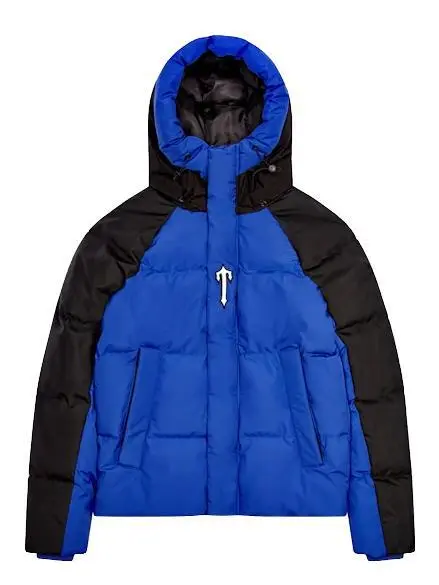 Trapstar Irongate Arch Puffer Jacket - Blue/black