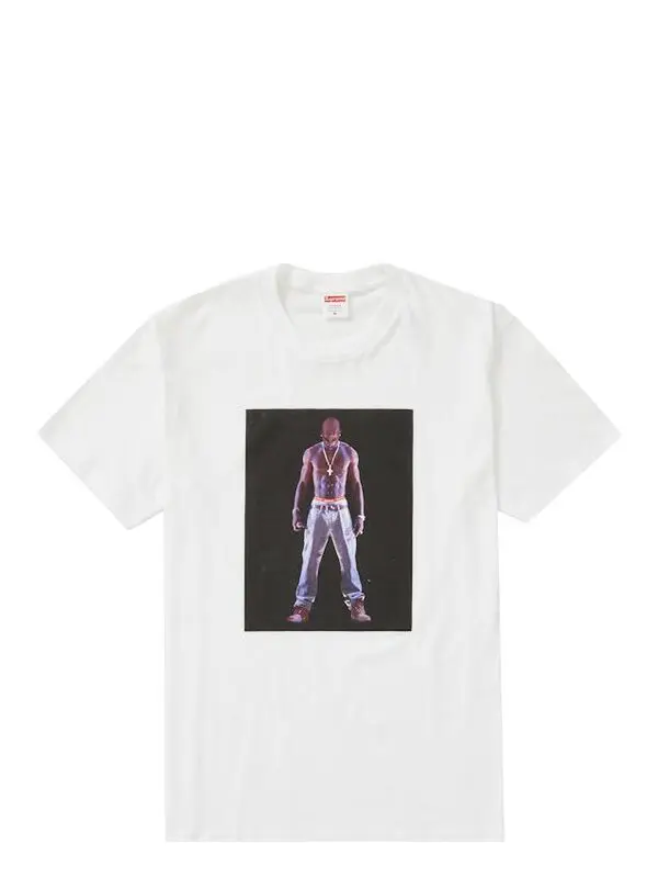 Supreme Tupac Hologram Tee Shirt - White