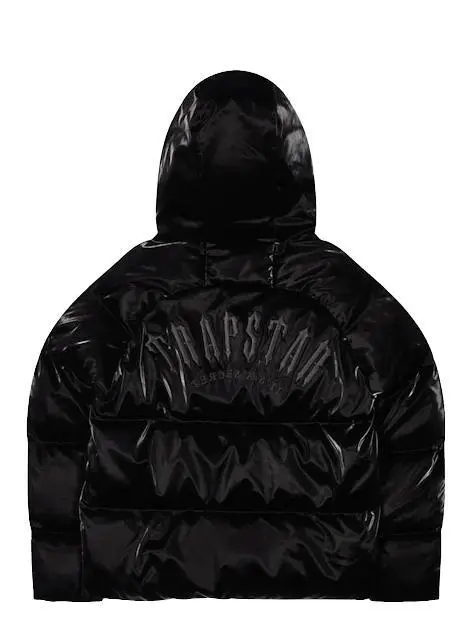 Trapstar Irongate Arch Puffer Jacket - Gloss Black