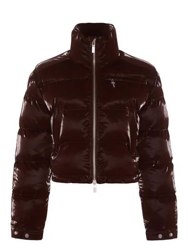 Trapstar Irongate T Puffer Jacket - Shiny Brown