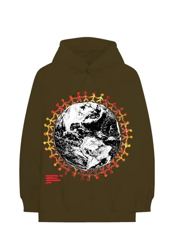 TRAVIS SCOTT Around The World Hoodie - Brown