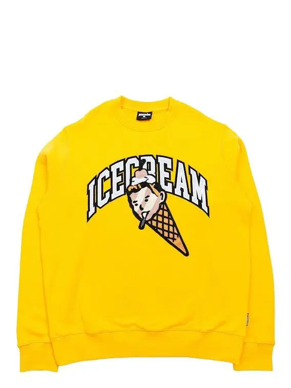 HARVEY NICHOLS Cherry On Top Crew Sweater - Yellow/solar