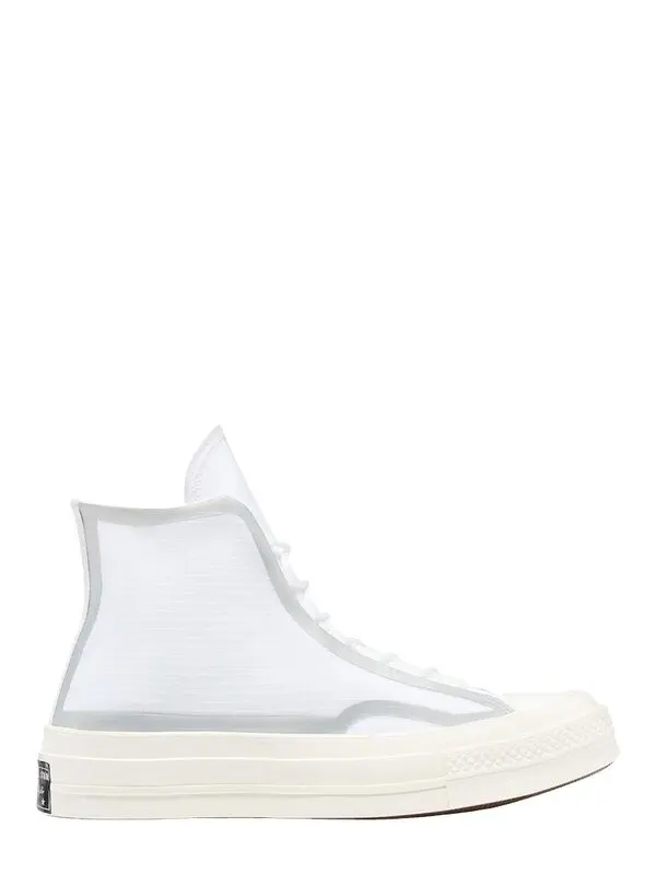 CONVERSE Chuck Taylor All Star '70 Hi Metallic Tape Seam Sneakers - White/egret/black