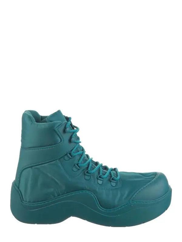Bottega Veneta Puddle Bomber Ankle Boots - Teal