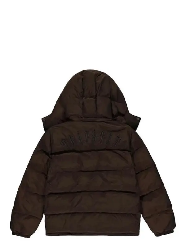 Trapstar Irongate Detachable Hooded Puffer Jacket - Brown