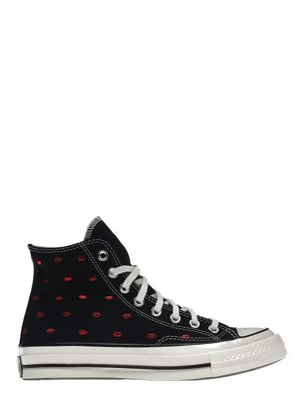 CONVERSE Chuck Taylor All Star '70 Hi Embroidered Lips - Black/university Red/egret
