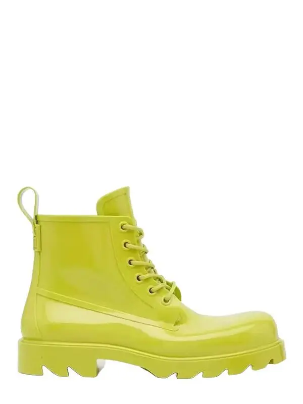 Bottega Veneta Stride Lace Up Ankle Boot - Yellow
