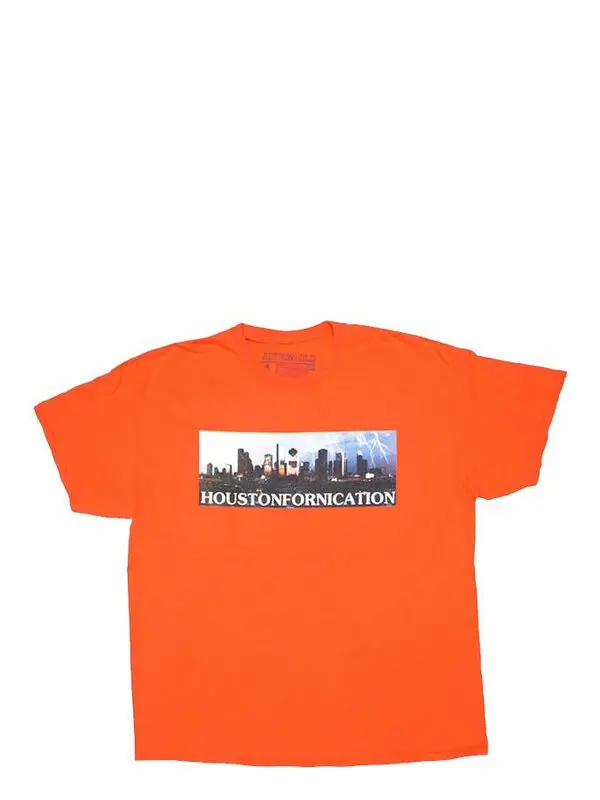TRAVIS SCOTT Astroworld Houston Exclusive T-shirt - Orange