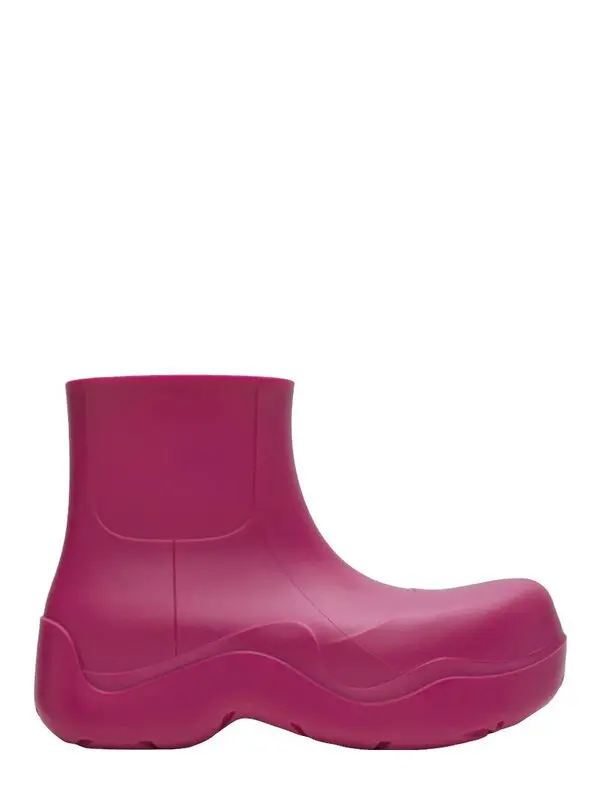 Bottega Veneta Puddle Ankle Boots - Dark Pink