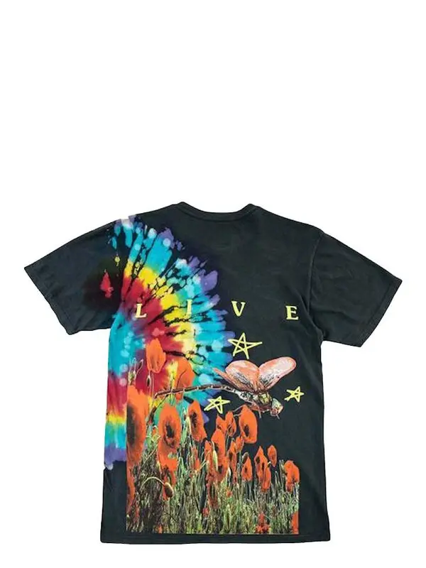 TRAVIS SCOTT Astroworld Europe Exclusive Tie Dye T-shirt - Black