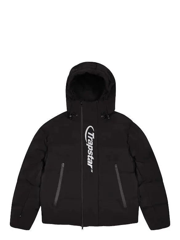 Trapstar Hyperdrive Technical Puffer - Black/reflective