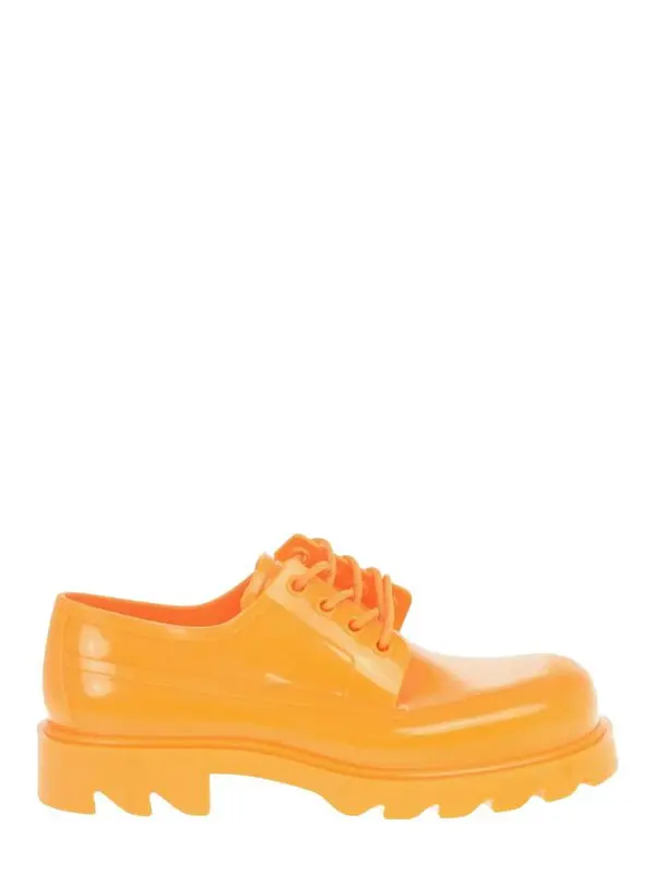 Bottega Veneta Rubber Derby Shoes - Orange