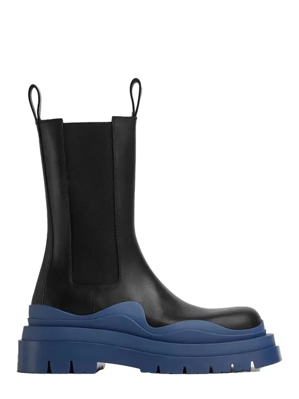 Bottega Veneta Tire Boots - Black/blue