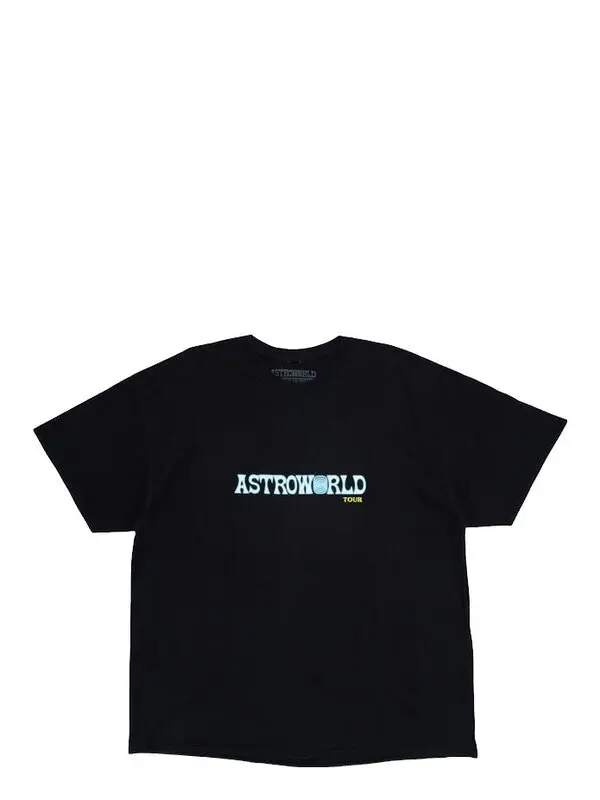 TRAVIS SCOTT Astroworld Tour Tee Shirt - Black