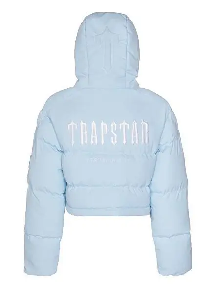 Trapstar Hooded Puffer - Ice Blue