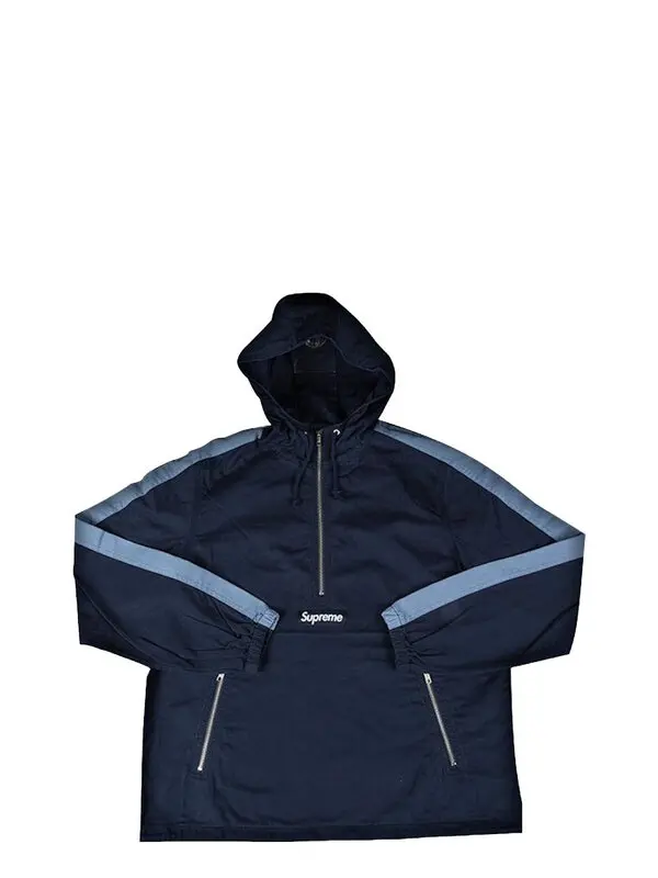 Supreme Twill Anorak Pullover - Navy Blue