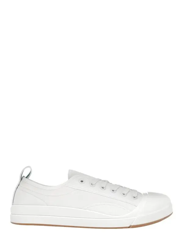 Bottega Veneta Vulcano Canvas Sneakers - White