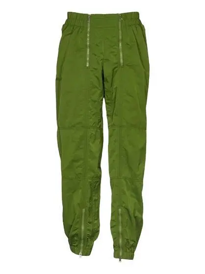 Bottega Veneta Zipped Nylon Pants - Jalapeno