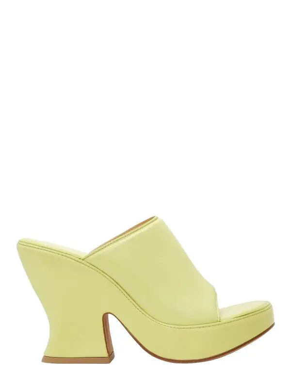 Bottega Veneta Wedge Sandal - Light Green