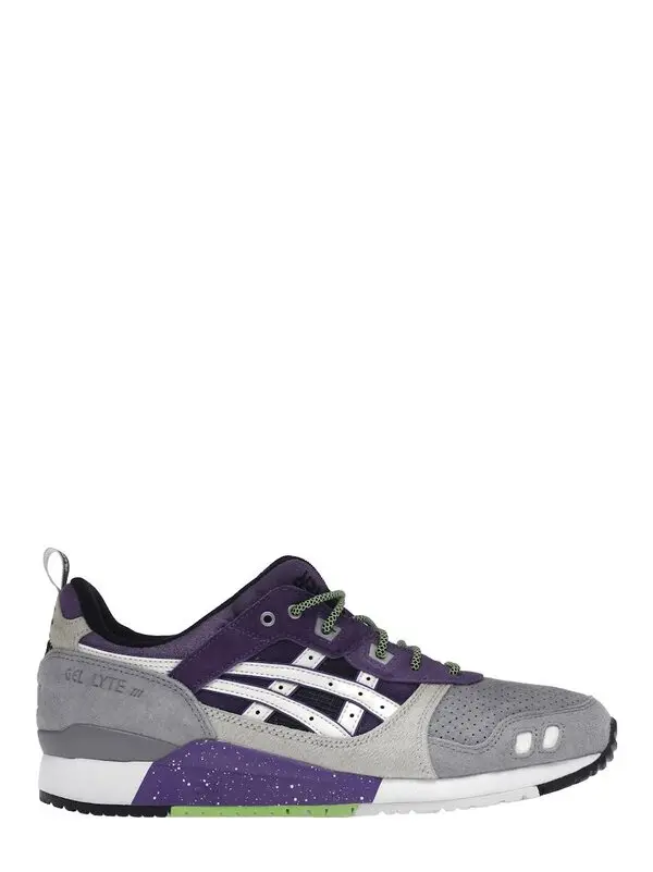 Asics Gel Lyte Iii Og Sneaker Freaker Atmos Alley Cats - Grey/purple/neon Green