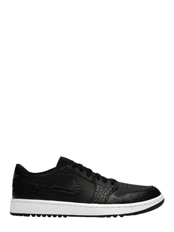 JORDAN 1 Retro Low Golf Croc - Black/iron Grey