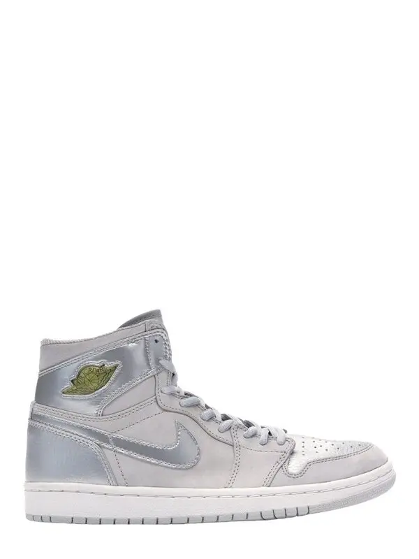 JORDAN 1 Retro Japan Grey Sneakers - Neutral Grey/metallic Silver