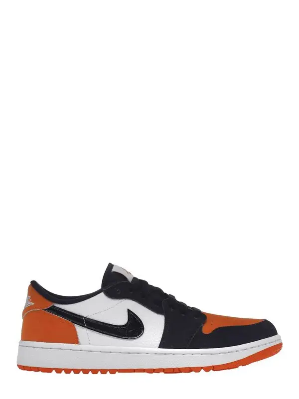 JORDAN 1 Retro Low Golf Shattered Backboard Sneakers - Starfish/black/white