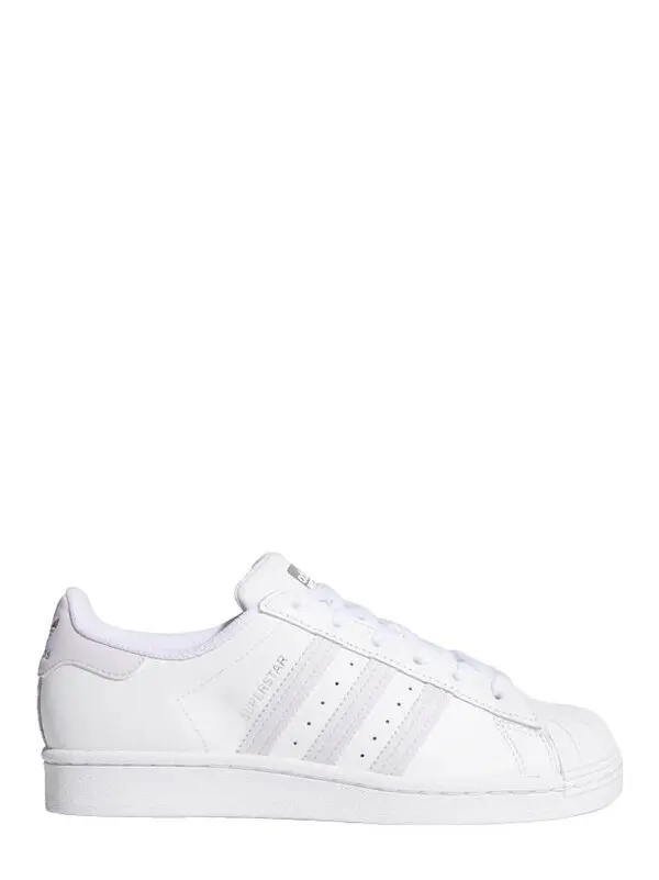 Adidas Superstar Sneakers - Cloud White/purple Tint/silver Metallic