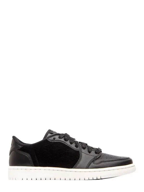 JORDAN 1 Retro Low Ns Pony Hair Sneakers - Black/sail