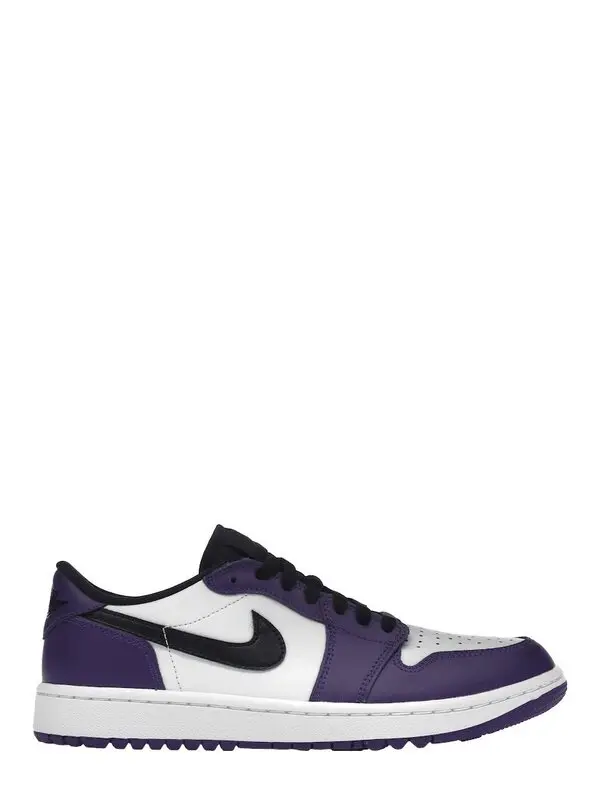 JORDAN 1 Retro Low Golf - White/court Purple/university Red