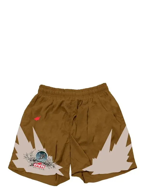 TRAVIS SCOTT Cacti Heritage Soccer Short Ii - Tan