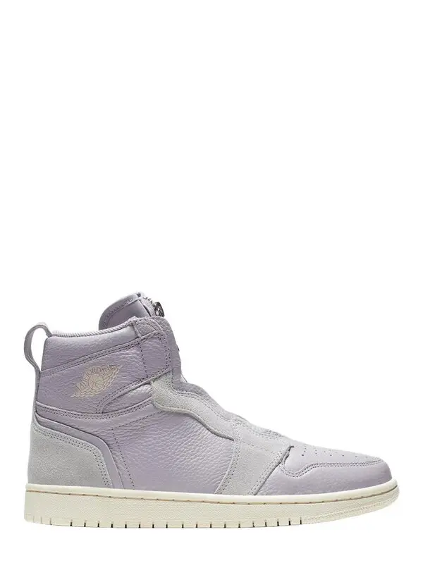 JORDAN 1 Retro High Zip Sneakers - Atmosphere Grey/desert Sand/pale Ivory