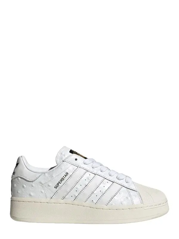 Adidas Superstar Xlg Ostrich Sneakers - Cloud White/gold Metallic