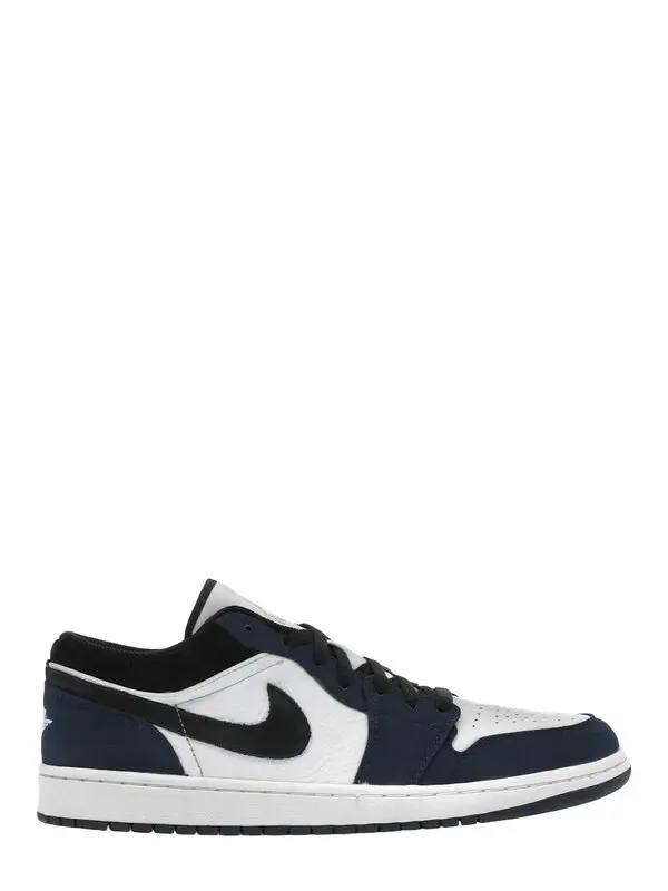 JORDAN 1 Retro Low Navy - White/black/midnight Navy Blue
