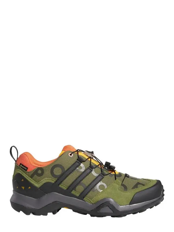 Adidas Swift R2 Gtx Pop Trading Company Sneakers - Wild Pine/core Black/semi Solar Yellow