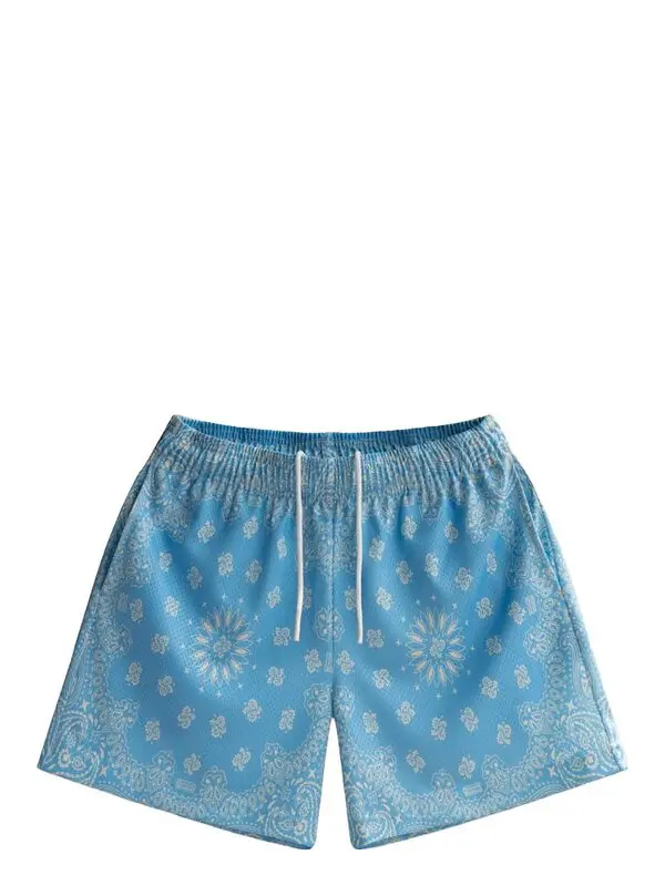 BRAVEST STUDIOS Paisley Printed Shorts - Light Blue