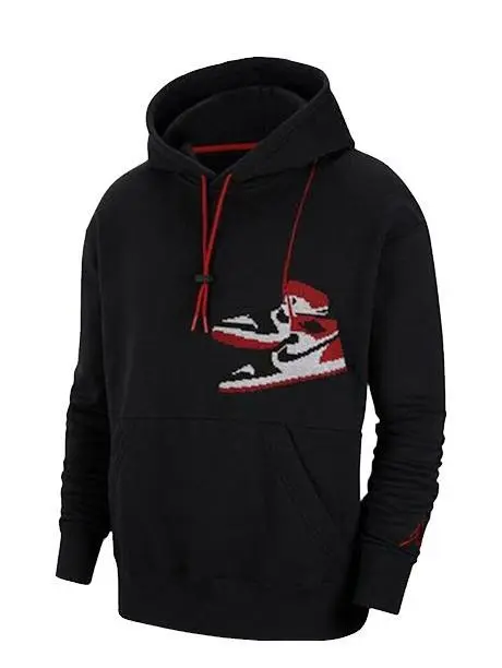 JORDAN 1 Retro Jumpman Holiday Hoodie - Black