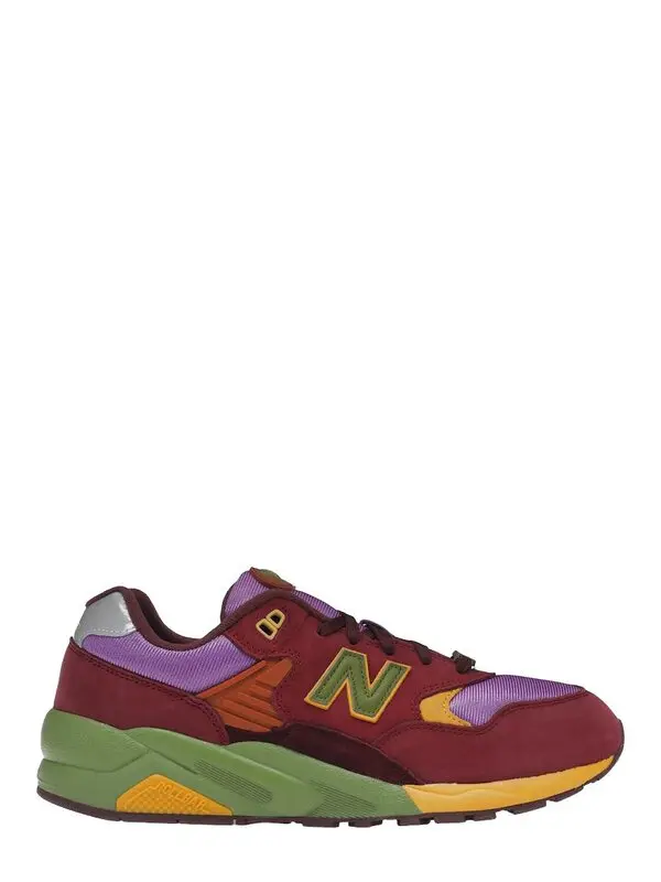 NEW BALANCE 580 Stray Rats Sneakers - Burgundy/mystic Purple