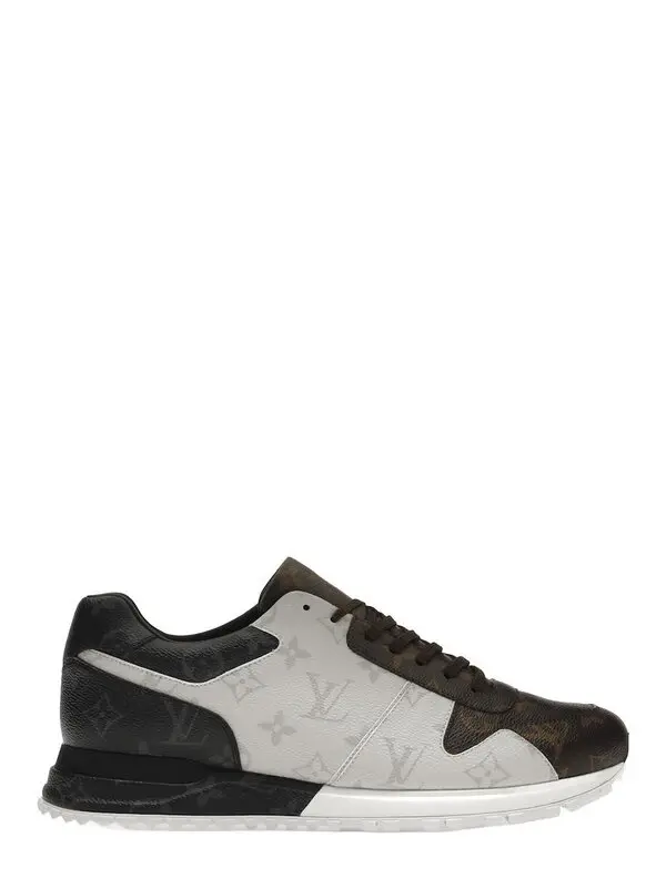 LOUIS VUITTON Run Away Sneakers - White/black/brown