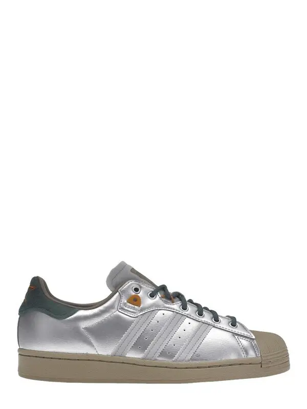 Adidas Superstar Yanwai Sneakers - Matte Silver/green Oxide/tech Copper
