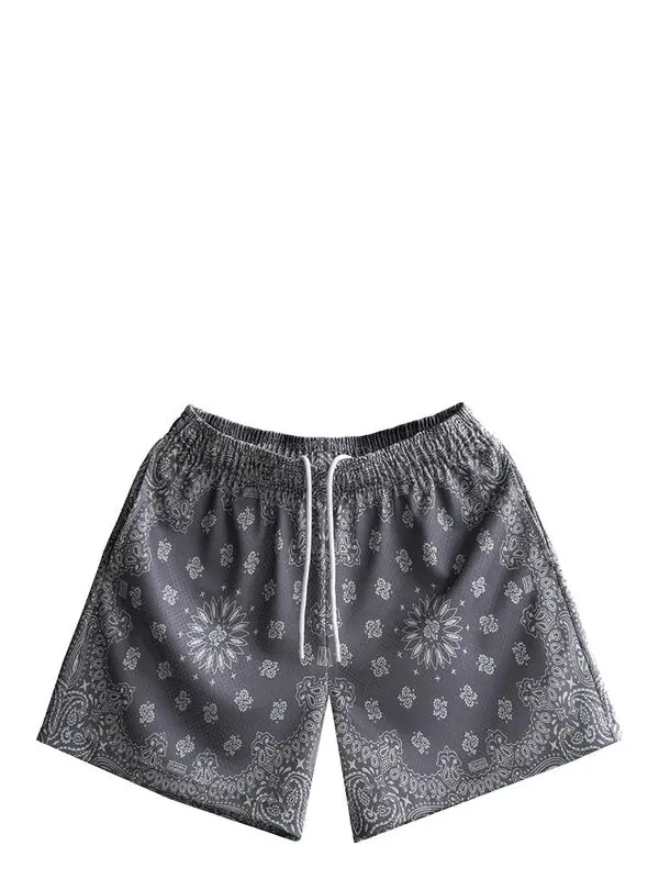 BRAVEST STUDIOS Paisley Print Shorts - Grey
